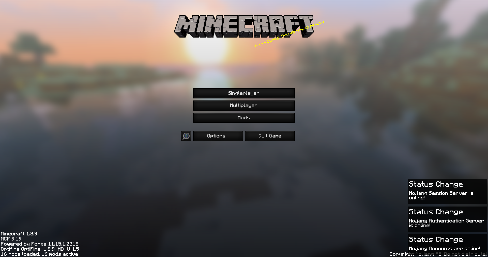 GitHub - GamingGeek/MojangStatus: A simple yet customizable mod to show ...